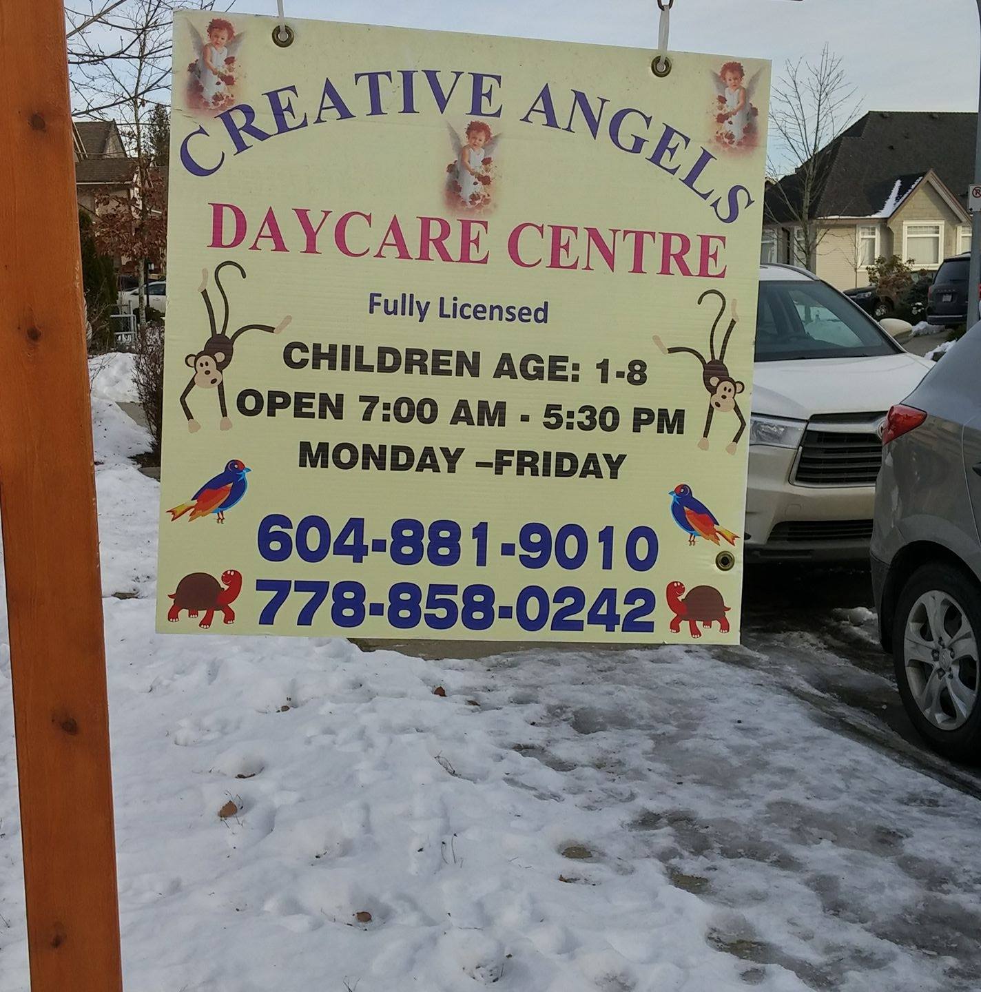 Creative Angels Daycare Centre - Langley, BC | Fraser Valley Local